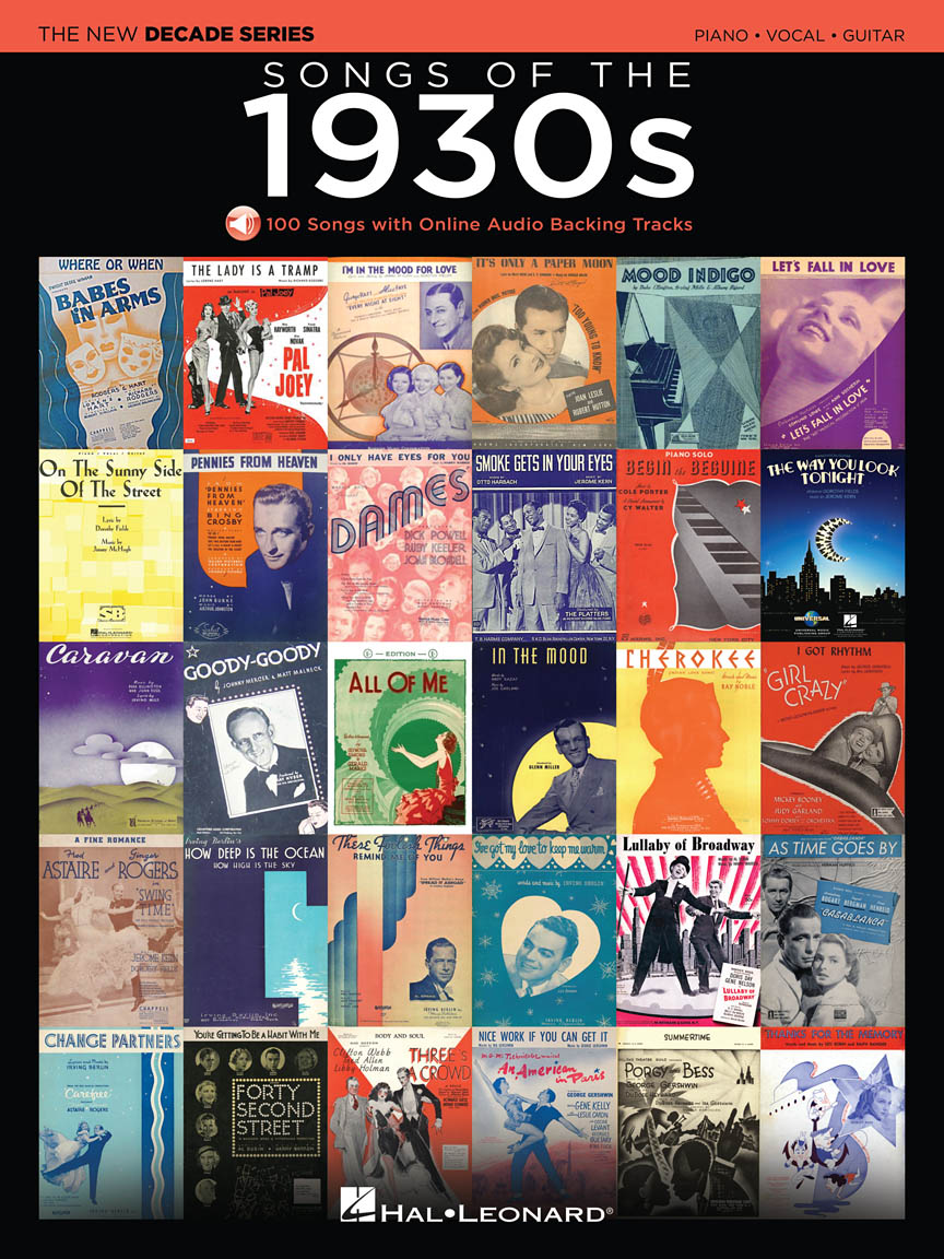 Songs Of The 1930s The New Decade Series With Online Play Along Songs Of The 1930s The New Decade Series With Online Play Along