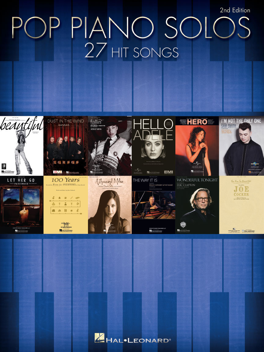 Pop Piano Solos – 2nd Edition - 27 Hit Songs - Piano Solo Songbook ...