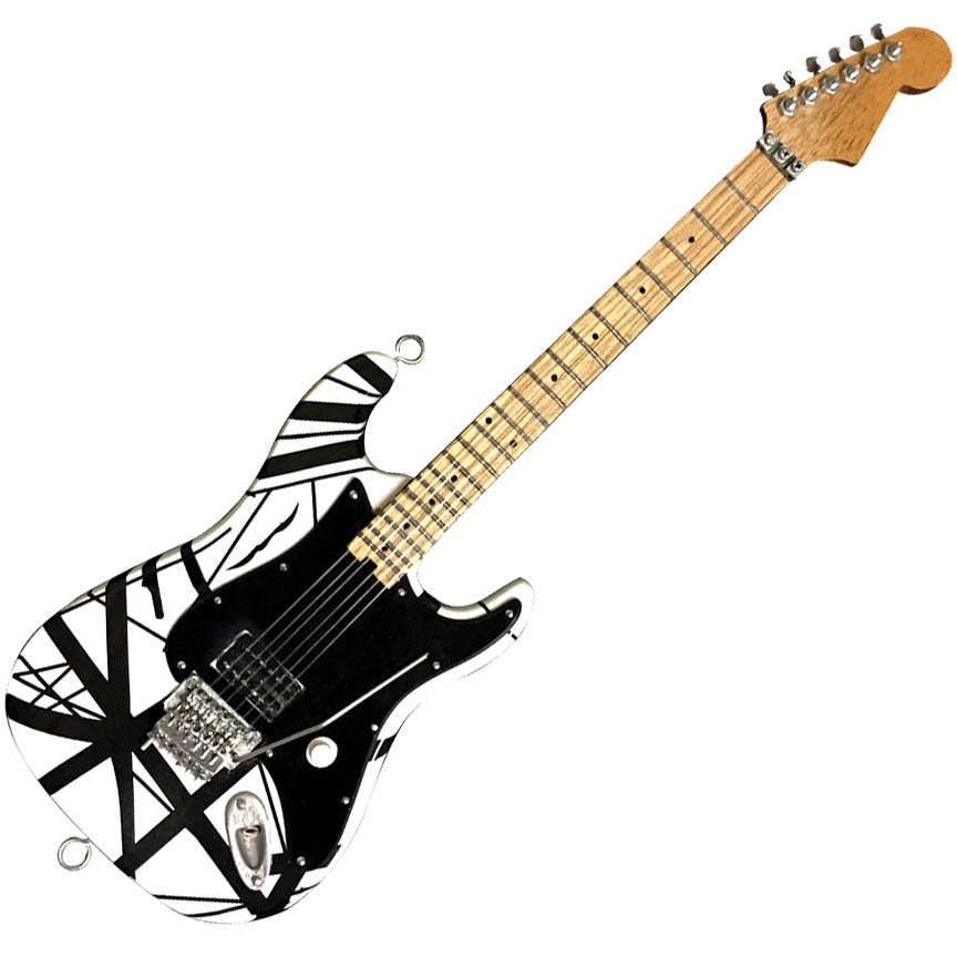 Original “Franky” Miniature Replica Guitar – Official EVH Merchandise ...