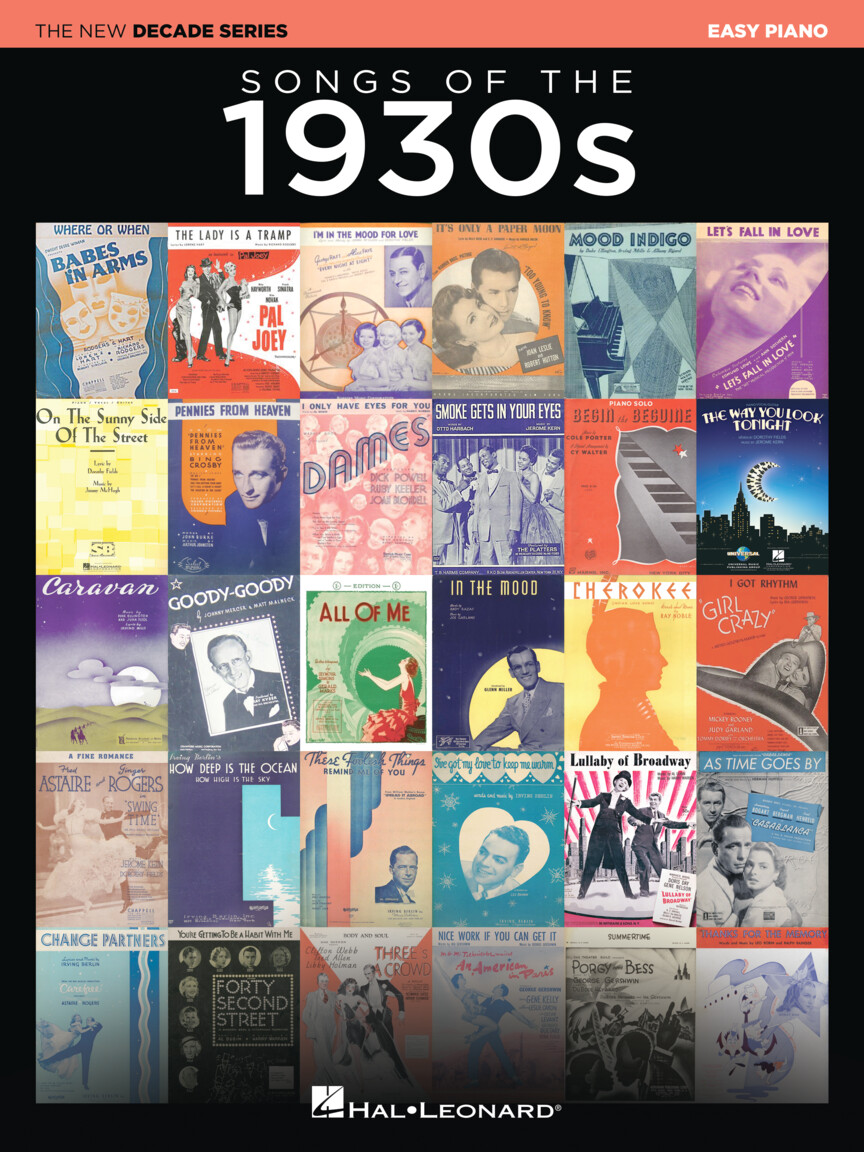 Songs Of The 1930s The New Decade Series Hal Leonard Online